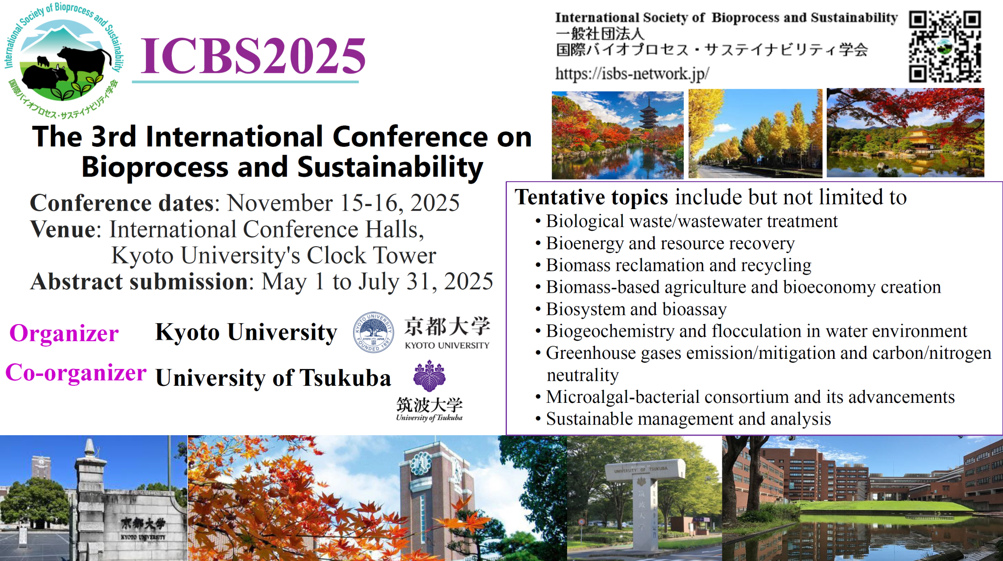 ICBS 2025 [November 15-18, 2025] – International Society of ...